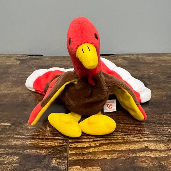 Beanie Babies | Toys | Ty Beanie Babies Gobbles The Turkey Bean Bag ...
